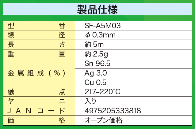 【SF-A5M03】太洋電機産業(goot) ｜ BuhinDana