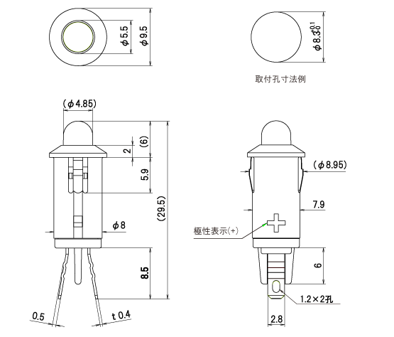 DB-40-F-BR サトーパーツ | 電子部品通販 BuhinDana ｜ BuhinDana